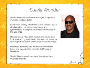 Stevie Wonder Slide - SingtoKids